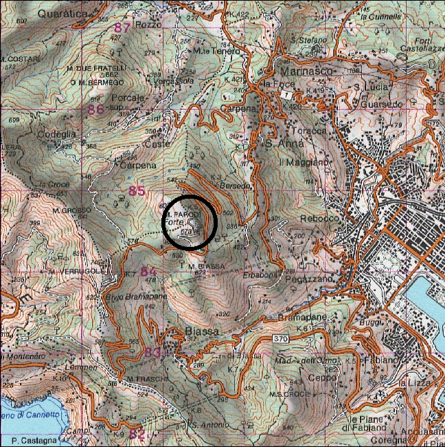 095902 MONTE PARODI (Ex Forte Parodi) — IGM E-Commerce Site