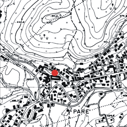 032604 PARE' - VIA ROMA (Muro di sostegno) — IGM E-Commerce Site