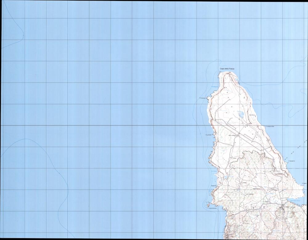 538 IV (Capo della Frasca) Raster: Serie 25 formato ED50 ritagliato ...